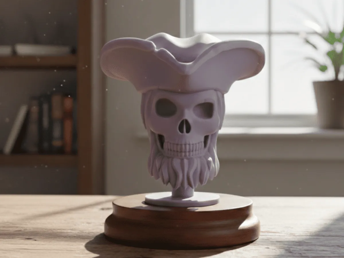 Pirate Skull - Free 3D Print Model - MakerWorld