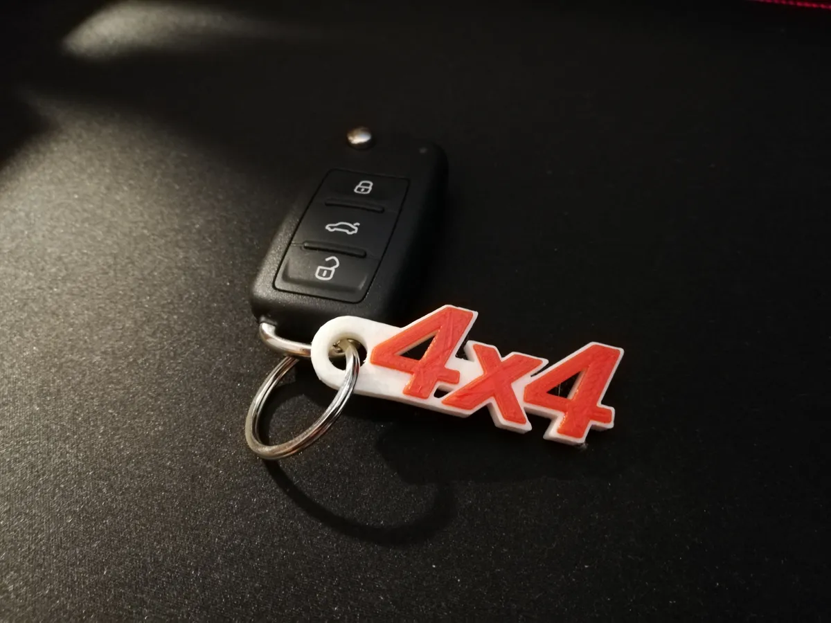 4X4 Keychain - Free 3D Print Model - MakerWorld