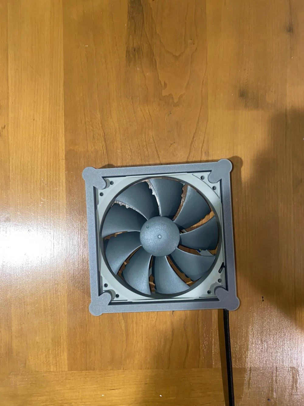 120 MM -> 140 MM PC case fan frame/mount - Free 3D Print Model - MakerWorld