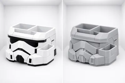 STORMTROOPER IMPERIAL COMMAND ORGANIZER - Free 3D Print Model - MakerWorld