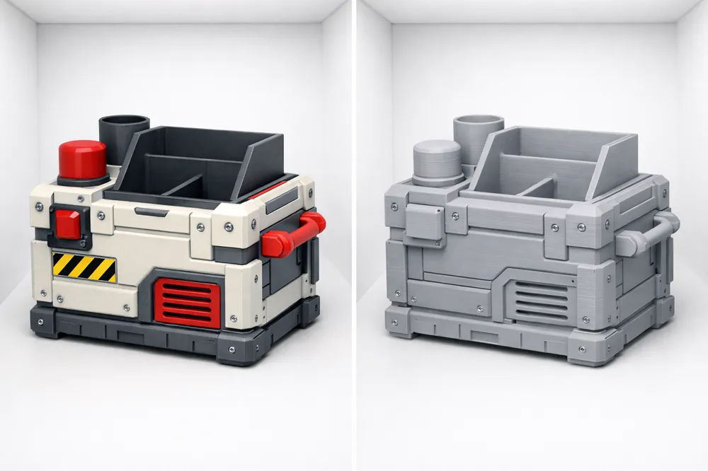 GHOSTBUSTERS CONTAINMENT UNIT ORGANIZER - Free 3D Print Model - MakerWorld