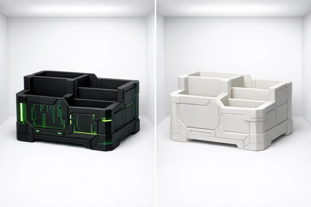 NEO: MATRIX CODE CONTROL ORGANIZER - Free 3D Print Model - MakerWorld