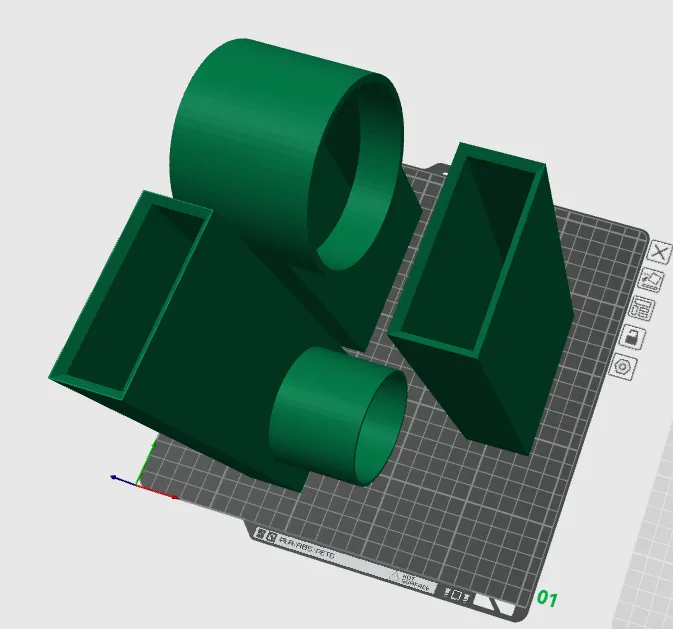 Duct fan connection to AC exhaust vent accessories - Free 3D Print ...