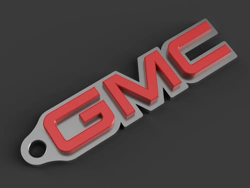 GMC Key Chain - Free 3D Print Model - MakerWorld
