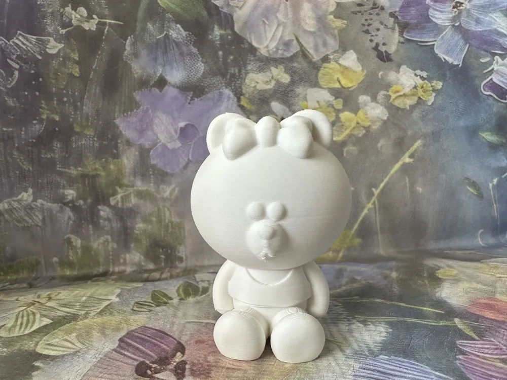 Cute Little Bear Girl Doll - Free 3D Print Model - MakerWorld