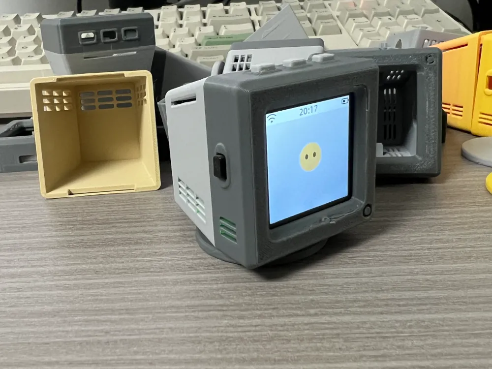 复古小电视外壳：小智AI/ Retro Mini TV Case for Xiaozhi AI - Free 3D Print Model ...