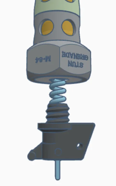 Flashbang Stun Grenade | New Design (v2) - Free 3D Print Model - MakerWorld