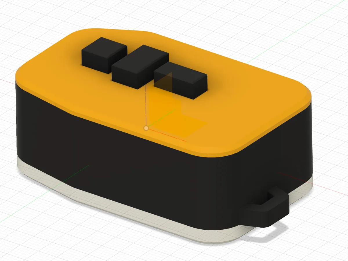 Toyota three-button key integrated airtag - Free 3D Print Model ...