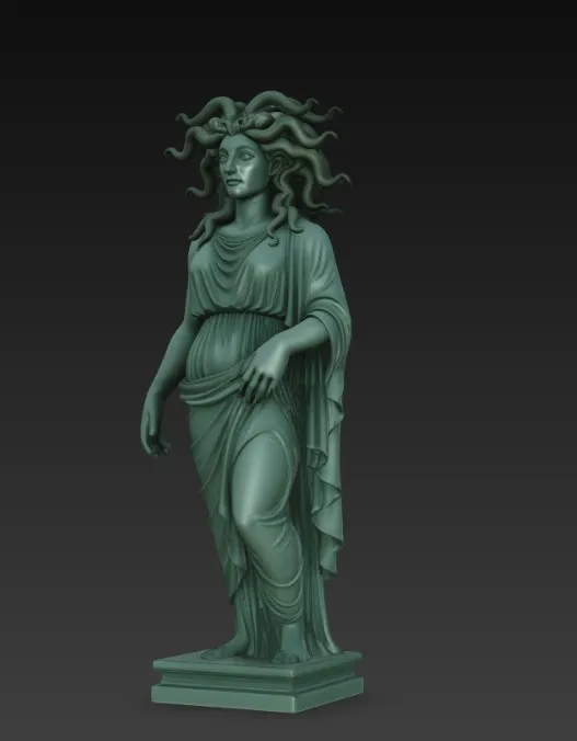 Statue de Méduse - Modèle d'Impression 3D Gratuit - MakerWorld