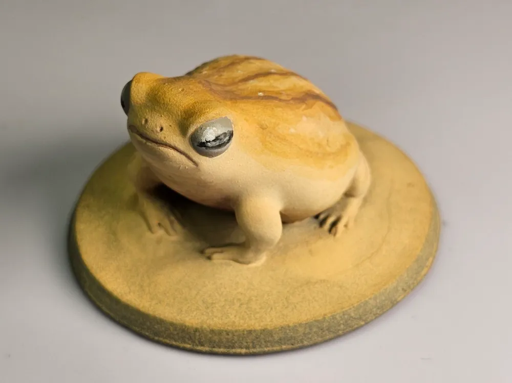 Desert rain frog (cute frog model) - Free 3D Print Model - MakerWorld