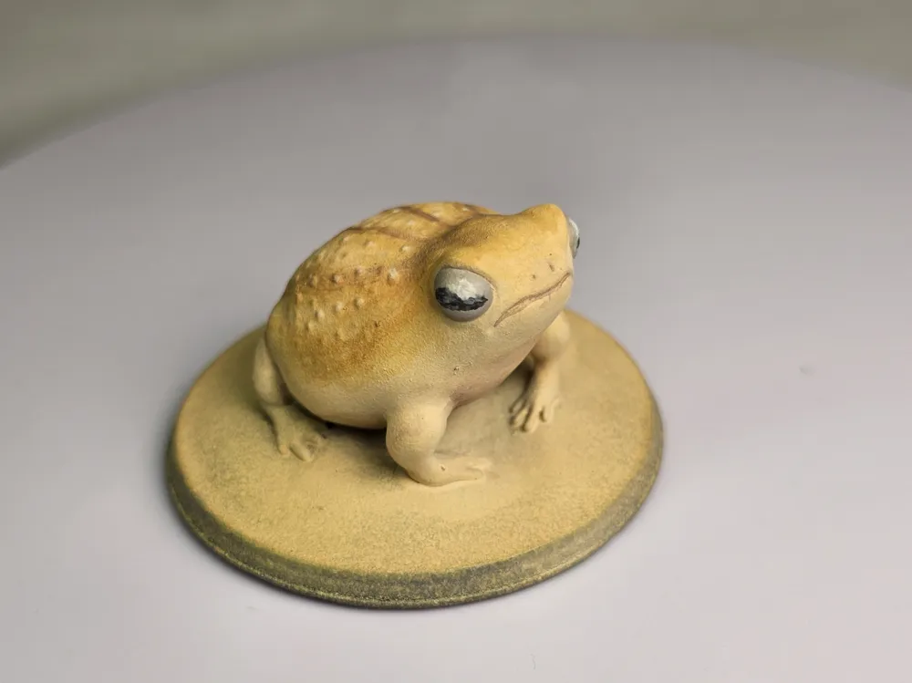 Desert rain frog (cute frog model) - Free 3D Print Model - MakerWorld