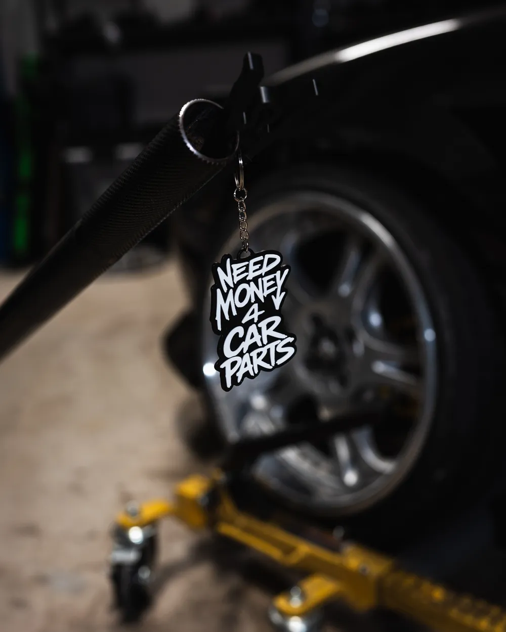 "Need Money 4 Car Parts" Keychain - Free 3D Print Model - MakerWorld