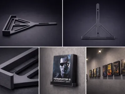 磁吸Steelbook壁挂支架 - 免费 3D 打印模型 - MakerWorld