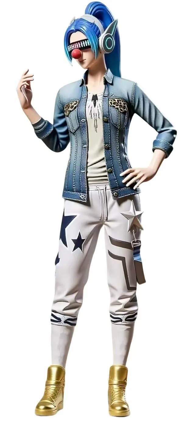 Peace Elite game character and skin figure model desktop ornament ...