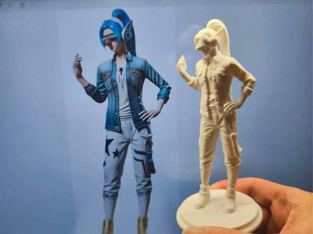 Peace Elite game character and skin figure model desktop ornament ...