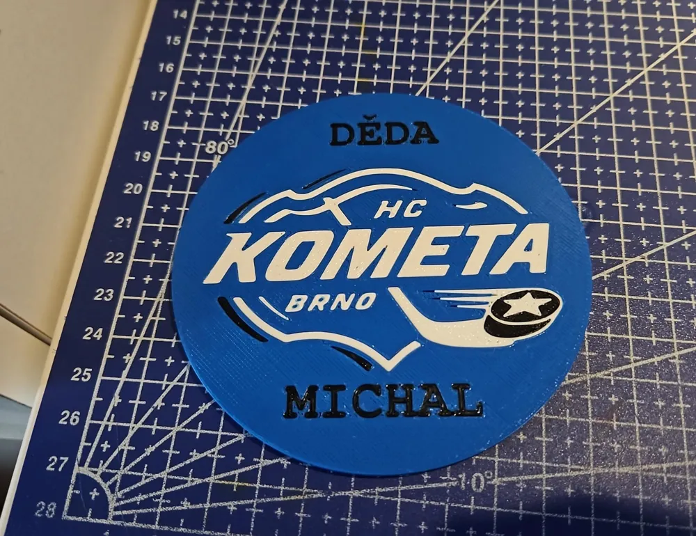 HC Kometa coaster - Free 3D Print Model - MakerWorld