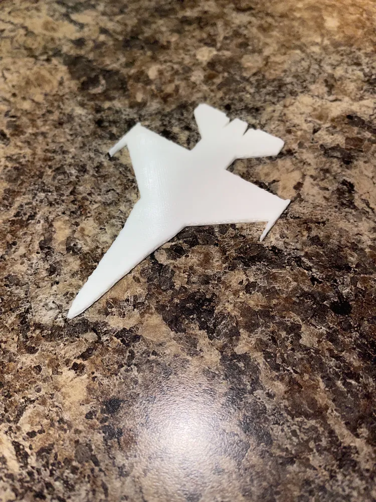 F-16 Fighting Falcon Silhouette – Kunst/Schreibtisch-Display ...