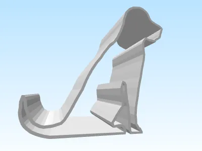 Dog Phone Holder - Free 3D Print Model - MakerWorld