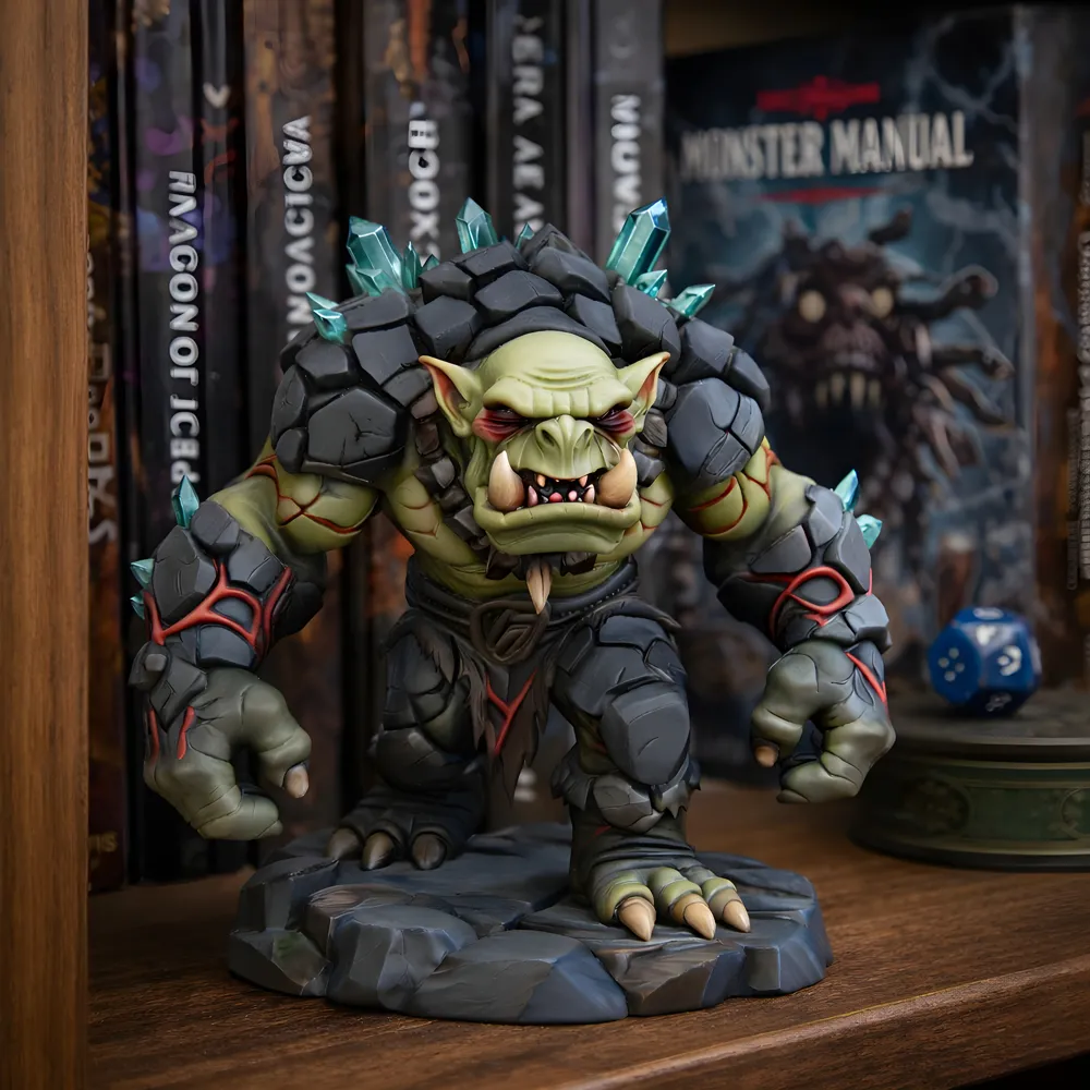 Stonehide Troll - Free 3D Print Model - MakerWorld