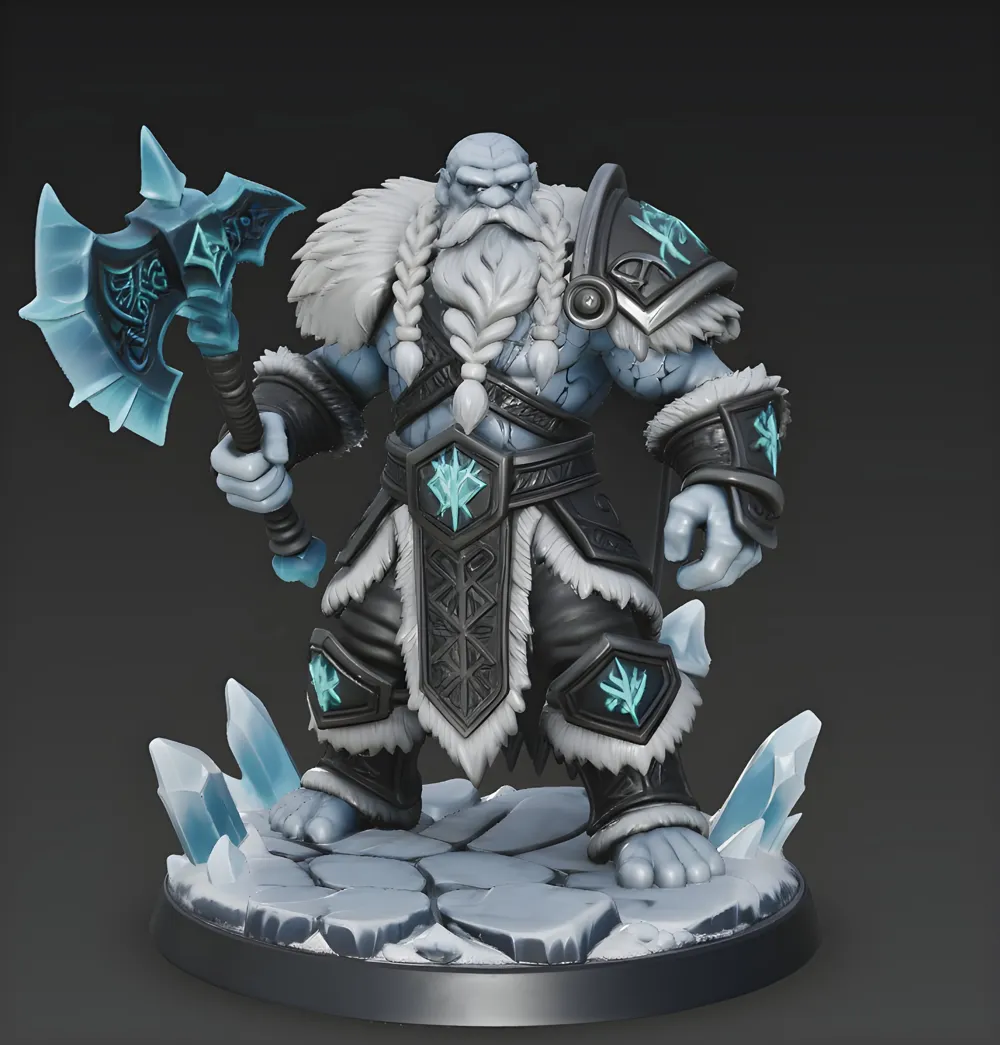 Ice Gnome DND Lord - Free 3D Print Model - MakerWorld