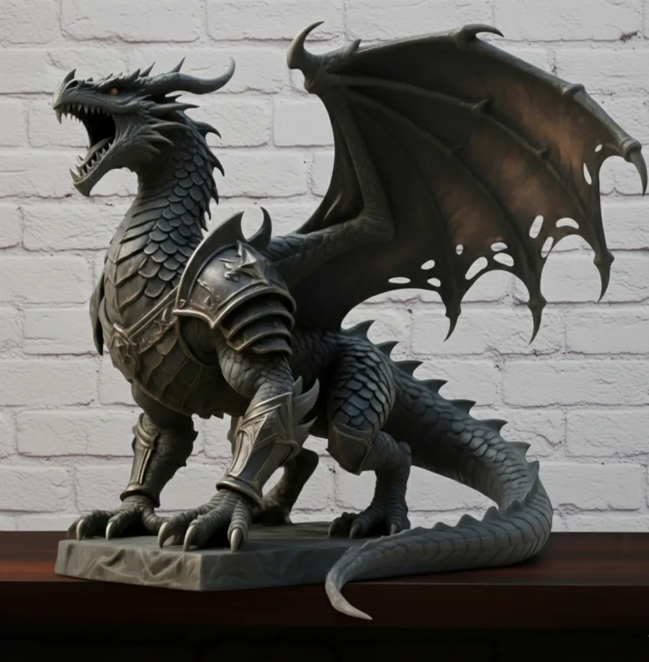 Gepanzerter Kampfdrache – Kostenloses 3D-Druckmodell – MakerWorld