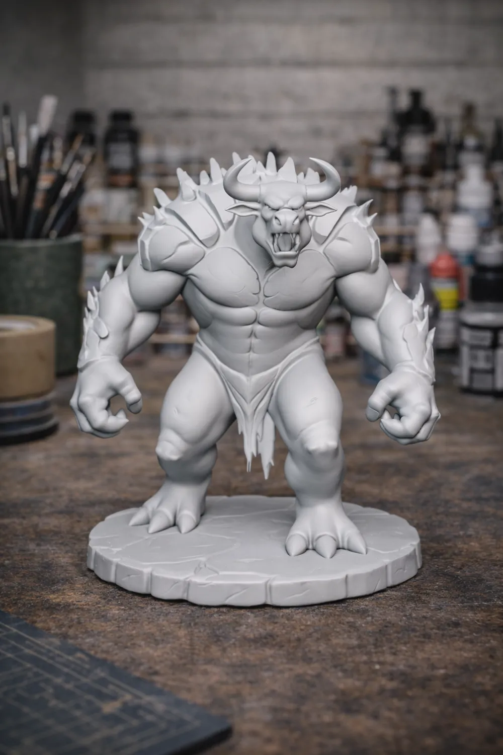 Pyreback Behemoth Minotaur DND - Free 3D Print Model - MakerWorld