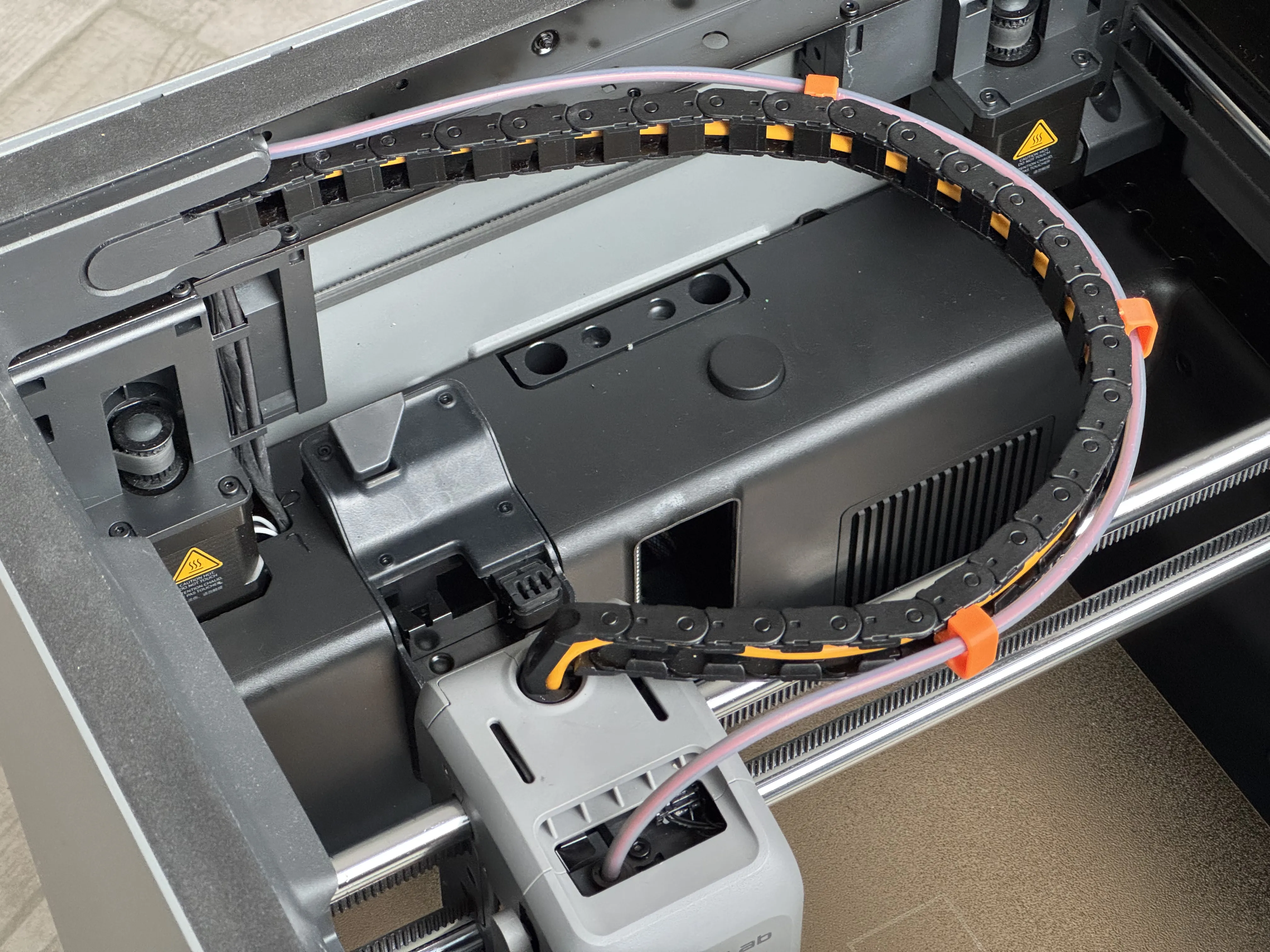 P2S No-Rub C-Clips (PTFE tube on cable chain) - Free 3D Print Model ...
