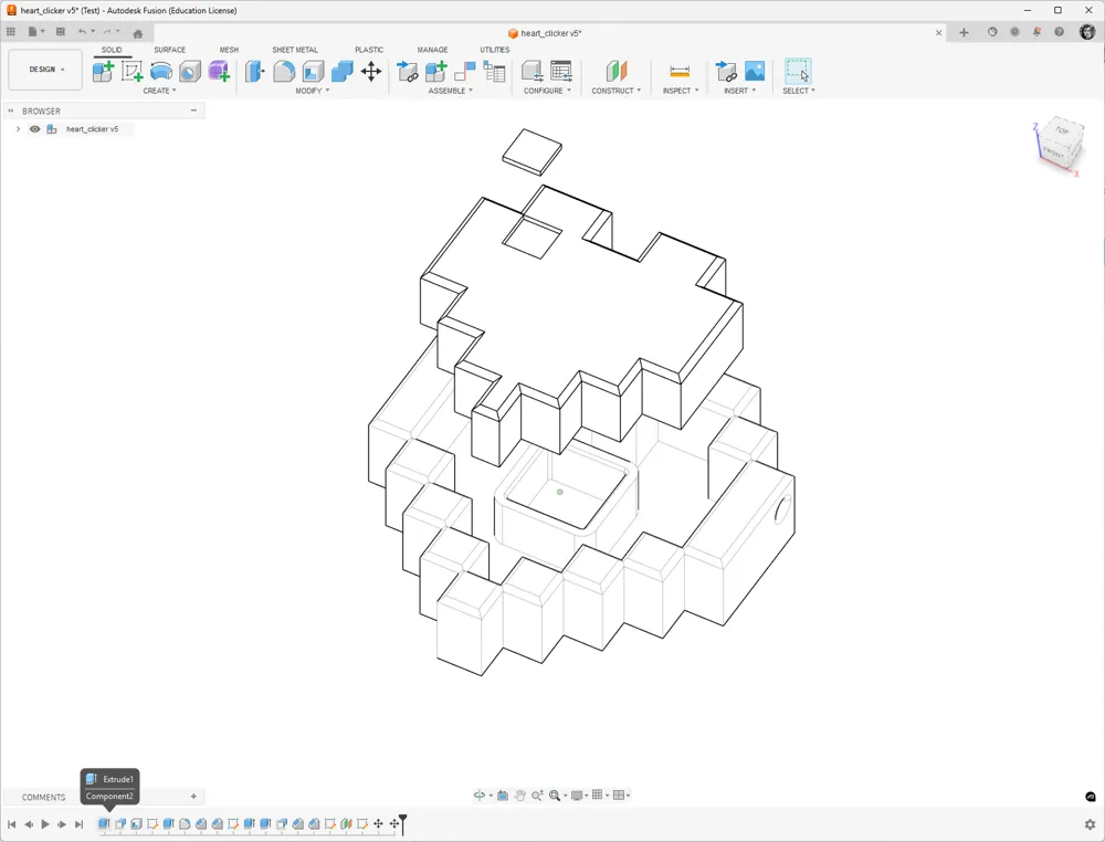 Yet another Minecraft heart clicker - Free 3D Print Model - MakerWorld