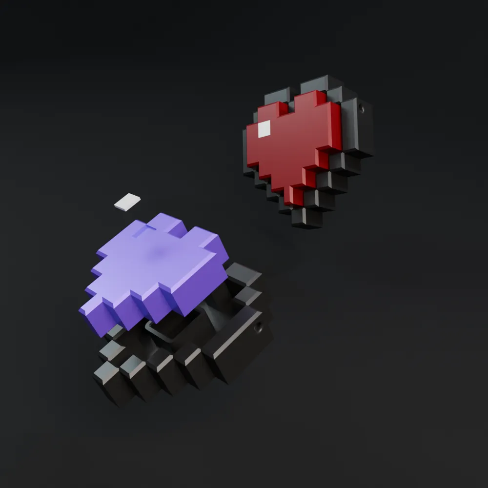 Yet another Minecraft heart clicker - Free 3D Print Model - MakerWorld