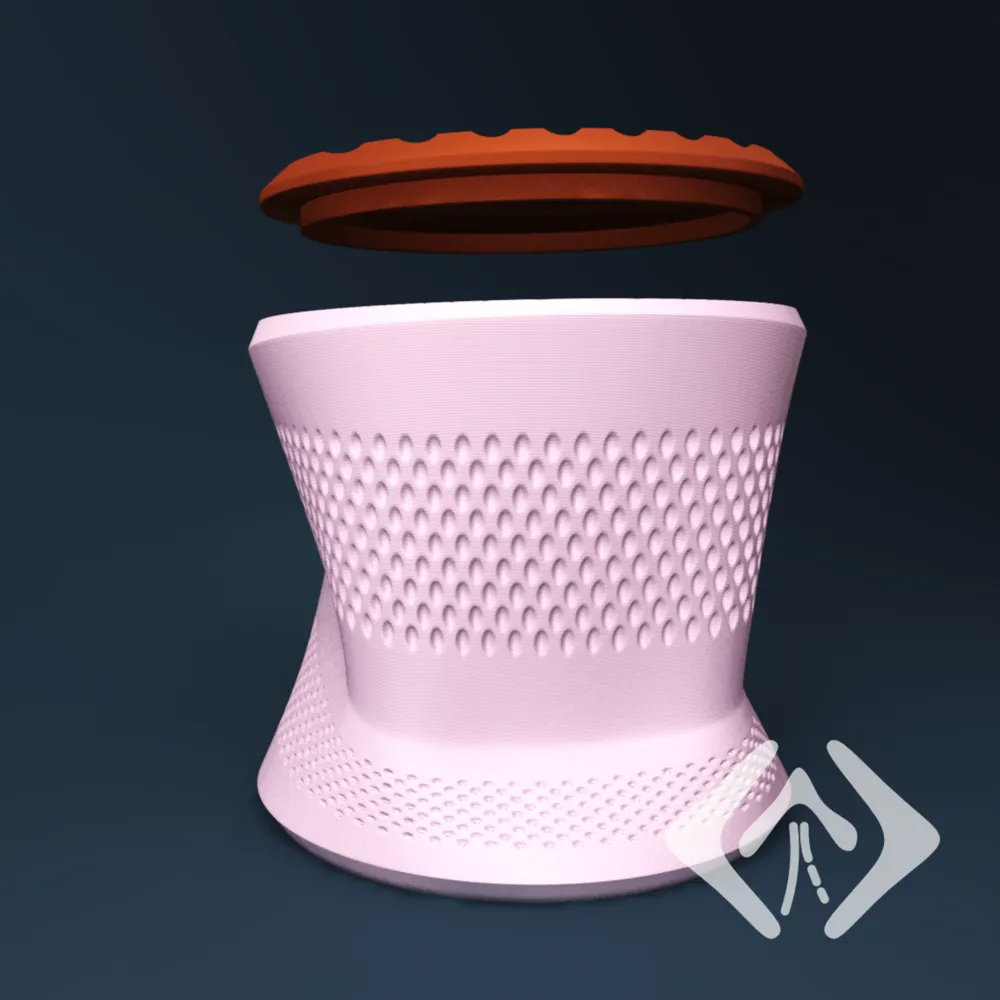 像素桌面收纳盒 - 免费 3D 打印模型 - MakerWorld