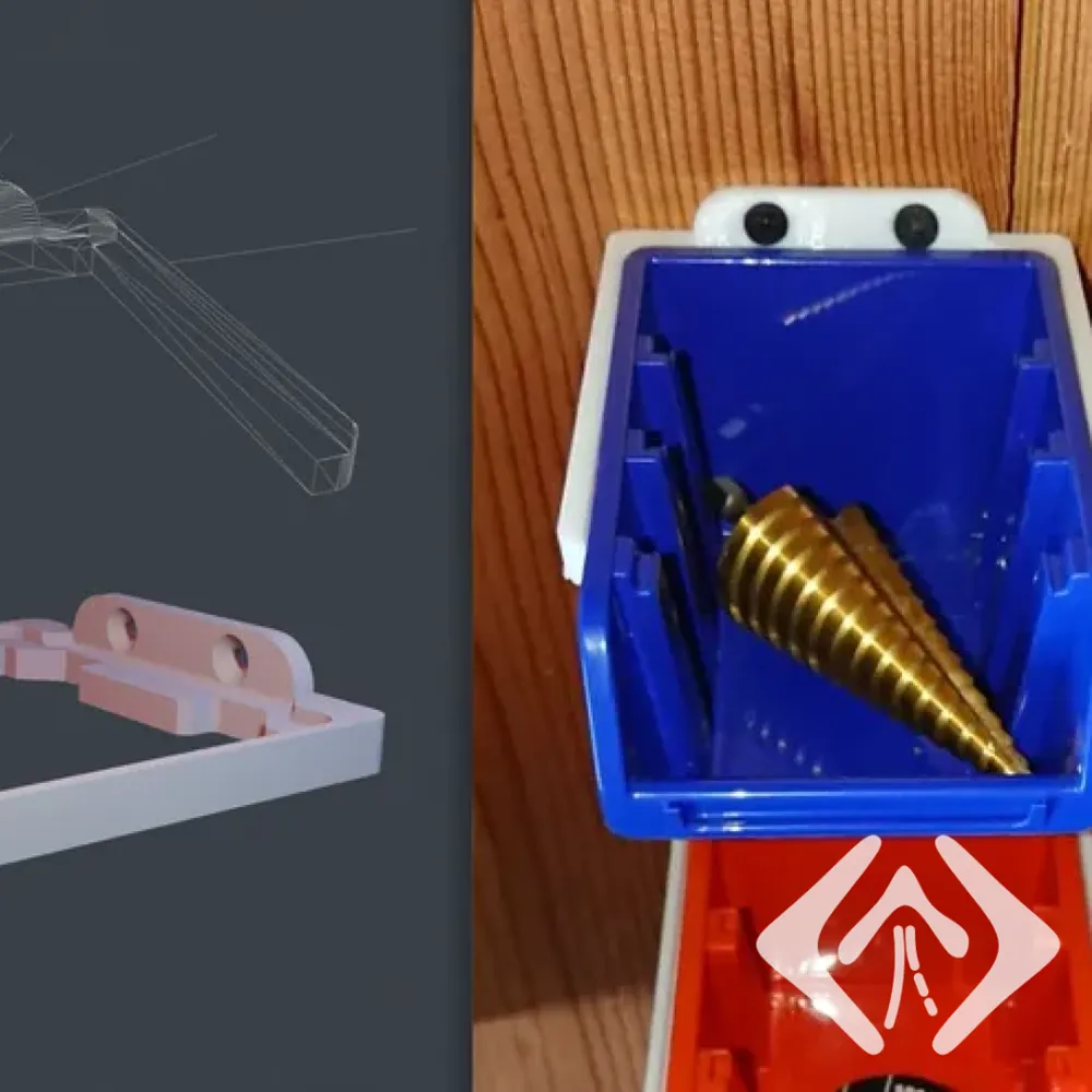 3Dプリント 収納容器NP6およびNP4用ホルダー - 無料3Dモデル -MakerWorld