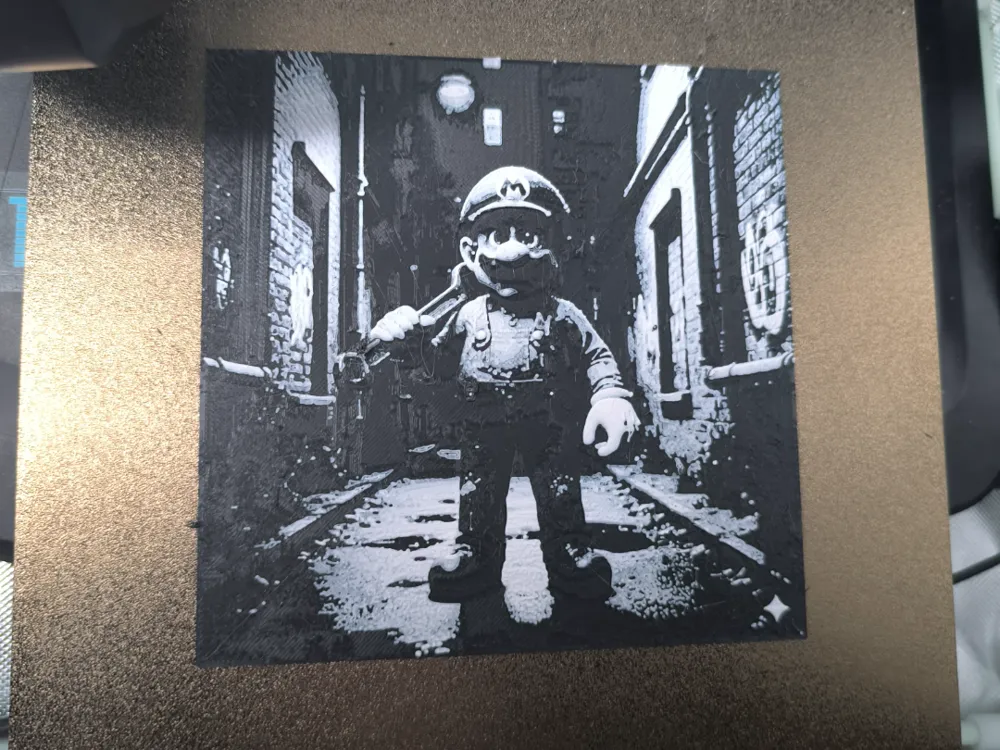 Super Mario HueForge - Free 3D Print Model - MakerWorld