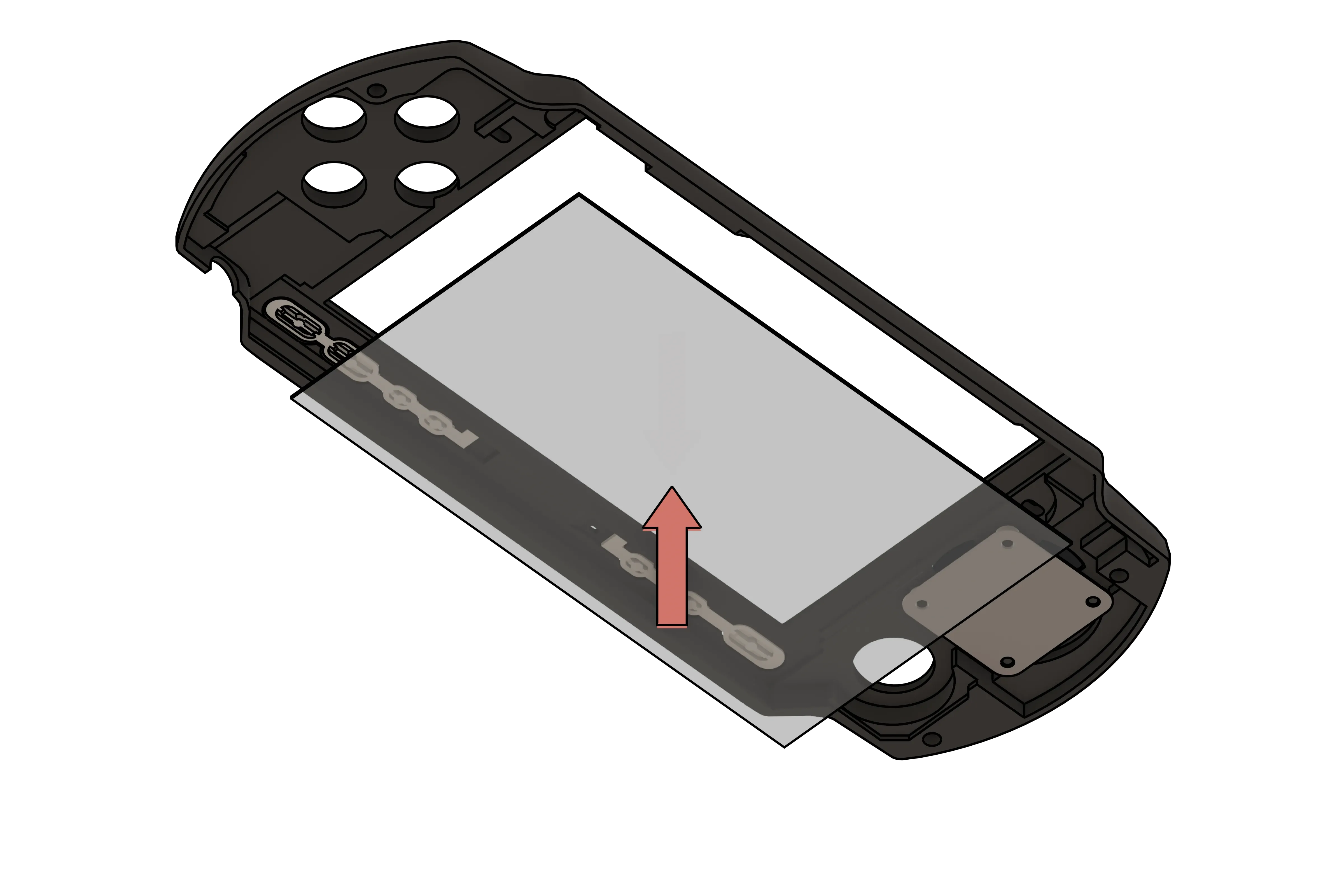 PSP 2000/3000 Shell Kit - Free 3D Print Model - MakerWorld