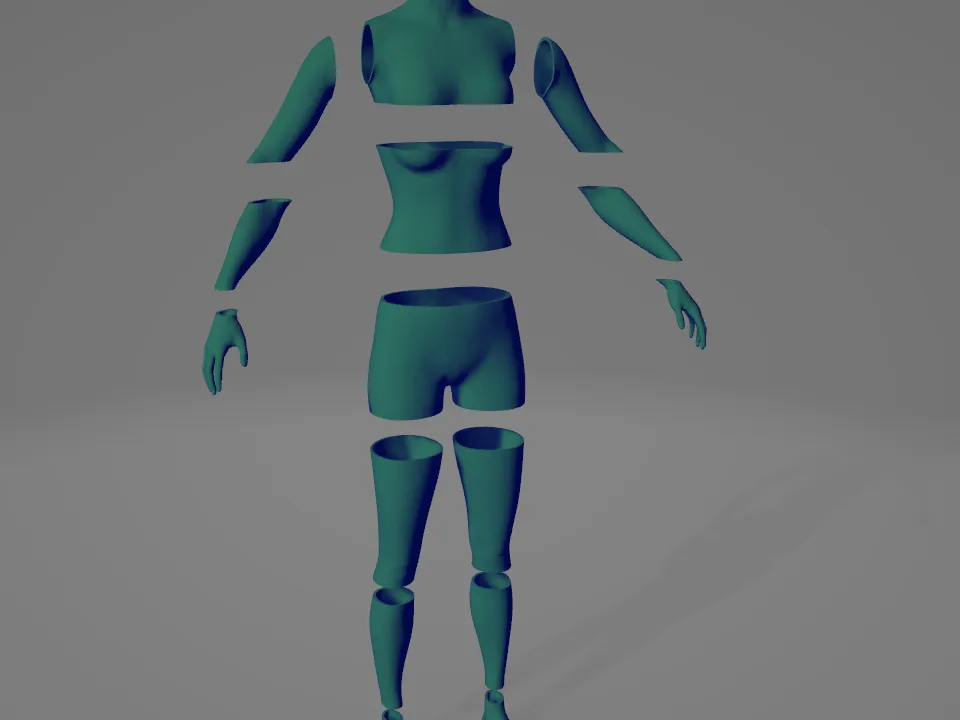 Female Cosplay Costume Mannequin 1.65cm - Free 3D Print Model - MakerWorld