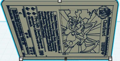 Charizard card - Free 3D Print Model - MakerWorld