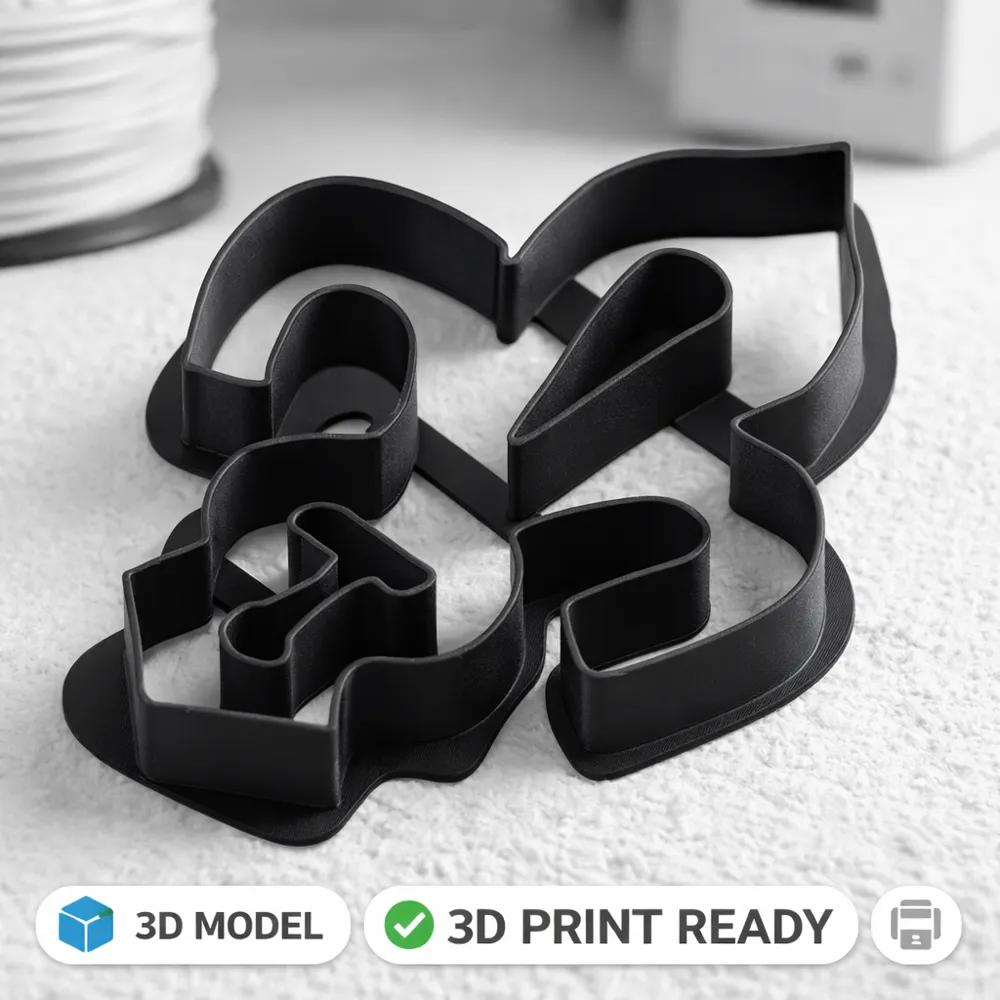 Fleur de Lis Cookie Cutter - Free 3D Print Model - MakerWorld