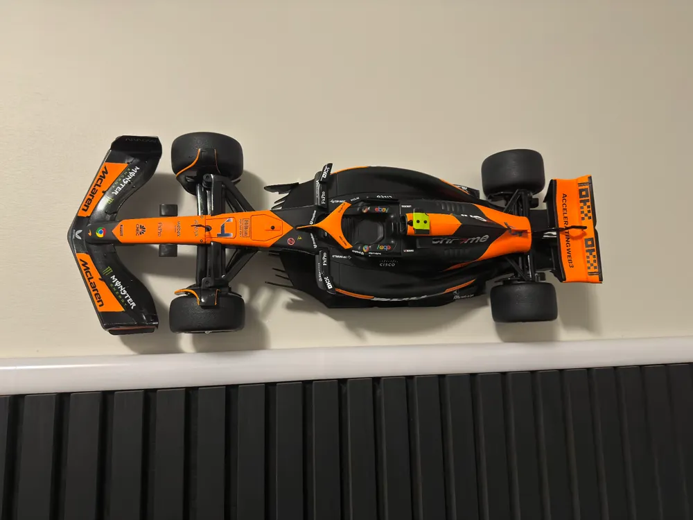 Maisto 1:10 Scale F1 Car Wall Mount - Free 3D Print Model - MakerWorld