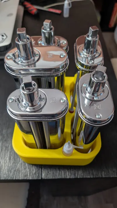 KitchenAid Roller Stand 5 Piece with oil bottle - Free 3D Print Model ...