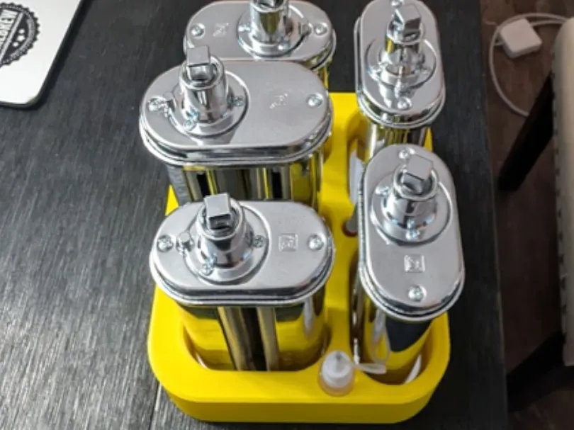 KitchenAid Roller Stand 5 Piece with oil bottle - Free 3D Print Model ...