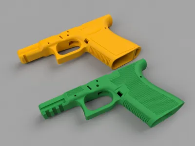 glock 19 frame "airsoft" - Free 3D Print Model - MakerWorld
