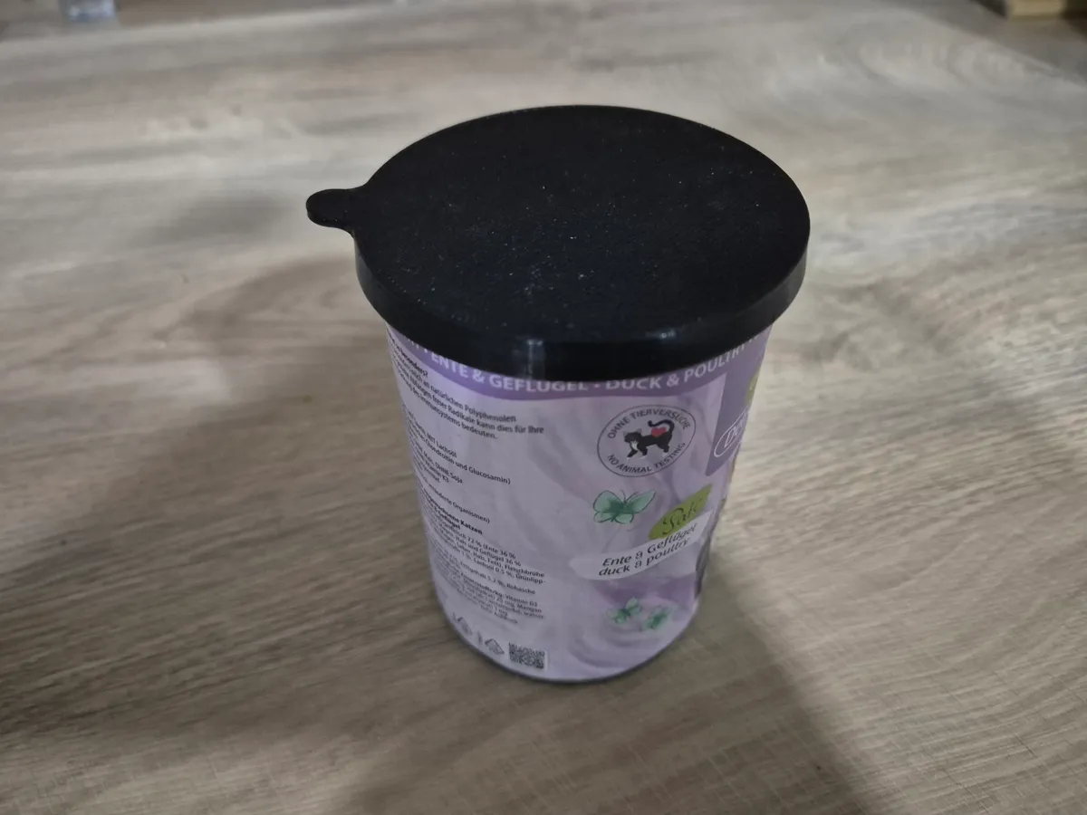Cat Food Can Lid (75mm) with tab - Free 3D Print Model - MakerWorld