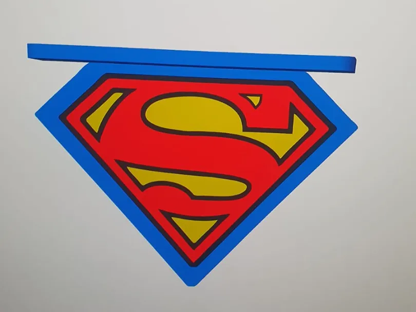 SUPERMAN BEDROOM SHELF - Free 3D Print Model - MakerWorld