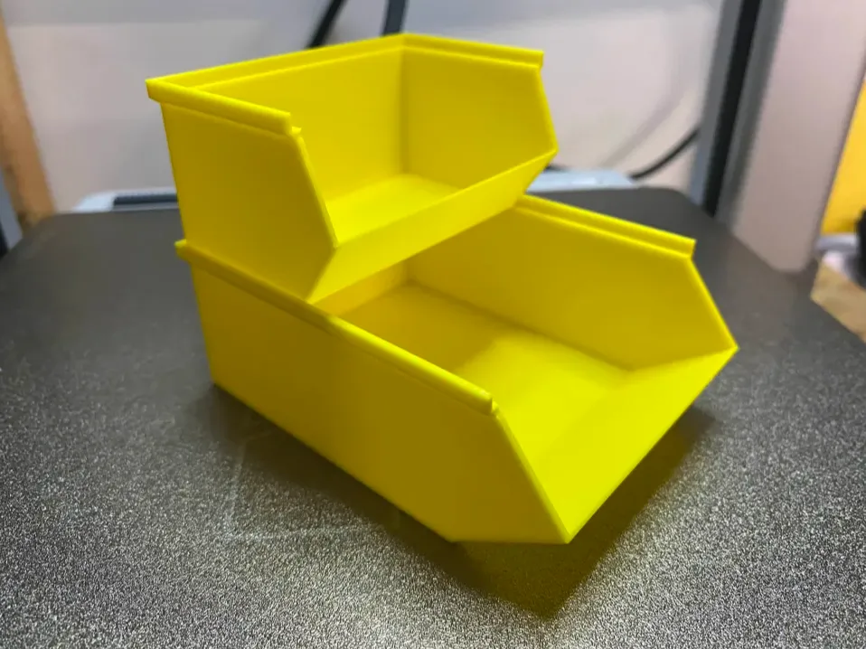 Simple Stackable Storage Bin - Free 3D Print Model - MakerWorld