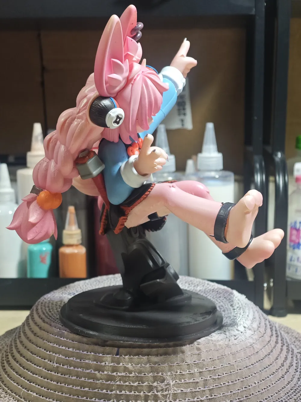 Zenless Zone Zero Zhao Agent Orc Bunny Girl Cute Pink Figure 21cm Tall ...