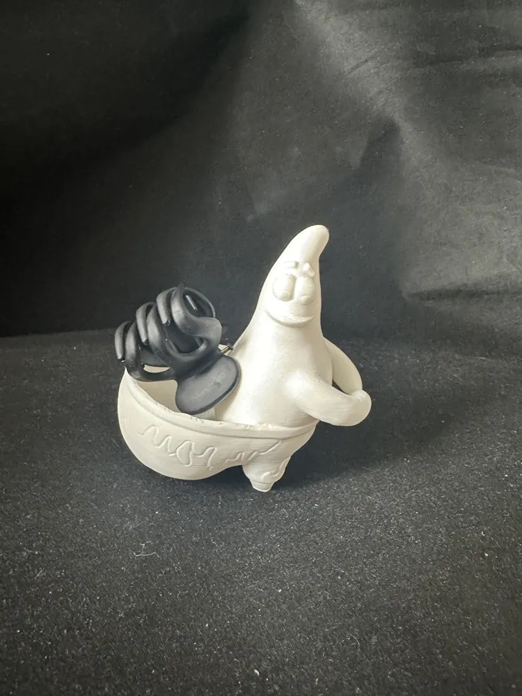 Patrick Star Butt Pocket Storage Box Ornament - Free 3D Print Model ...