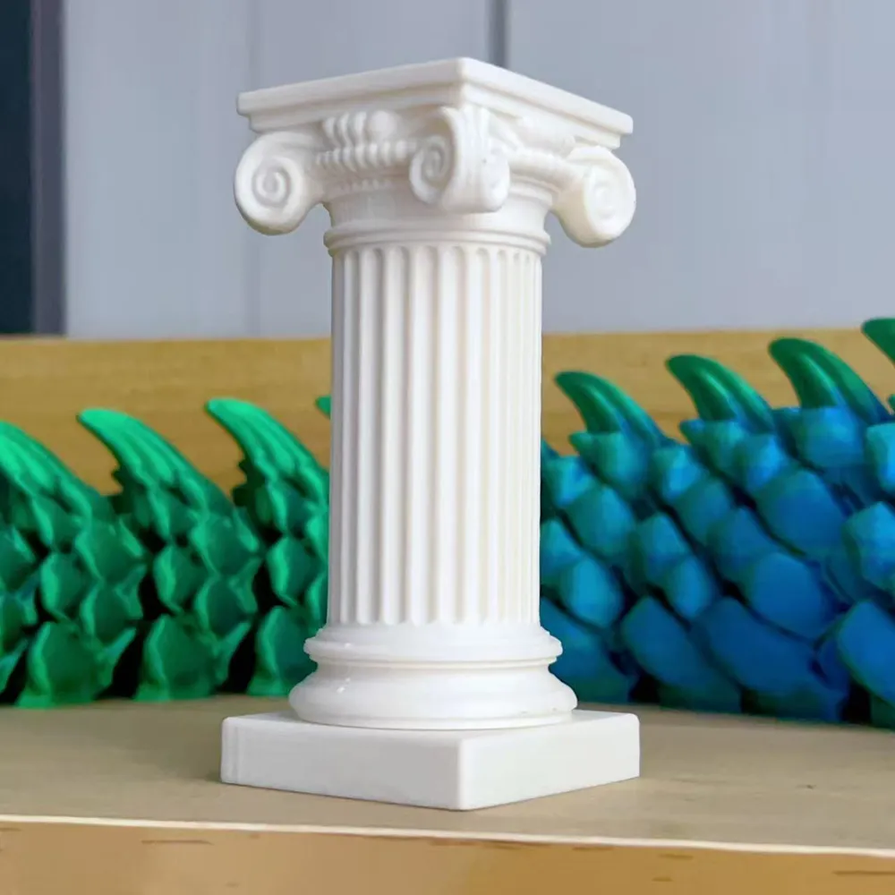 Greek Mythology Roman Column 3D Maze - Free 3D Print Model - MakerWorld
