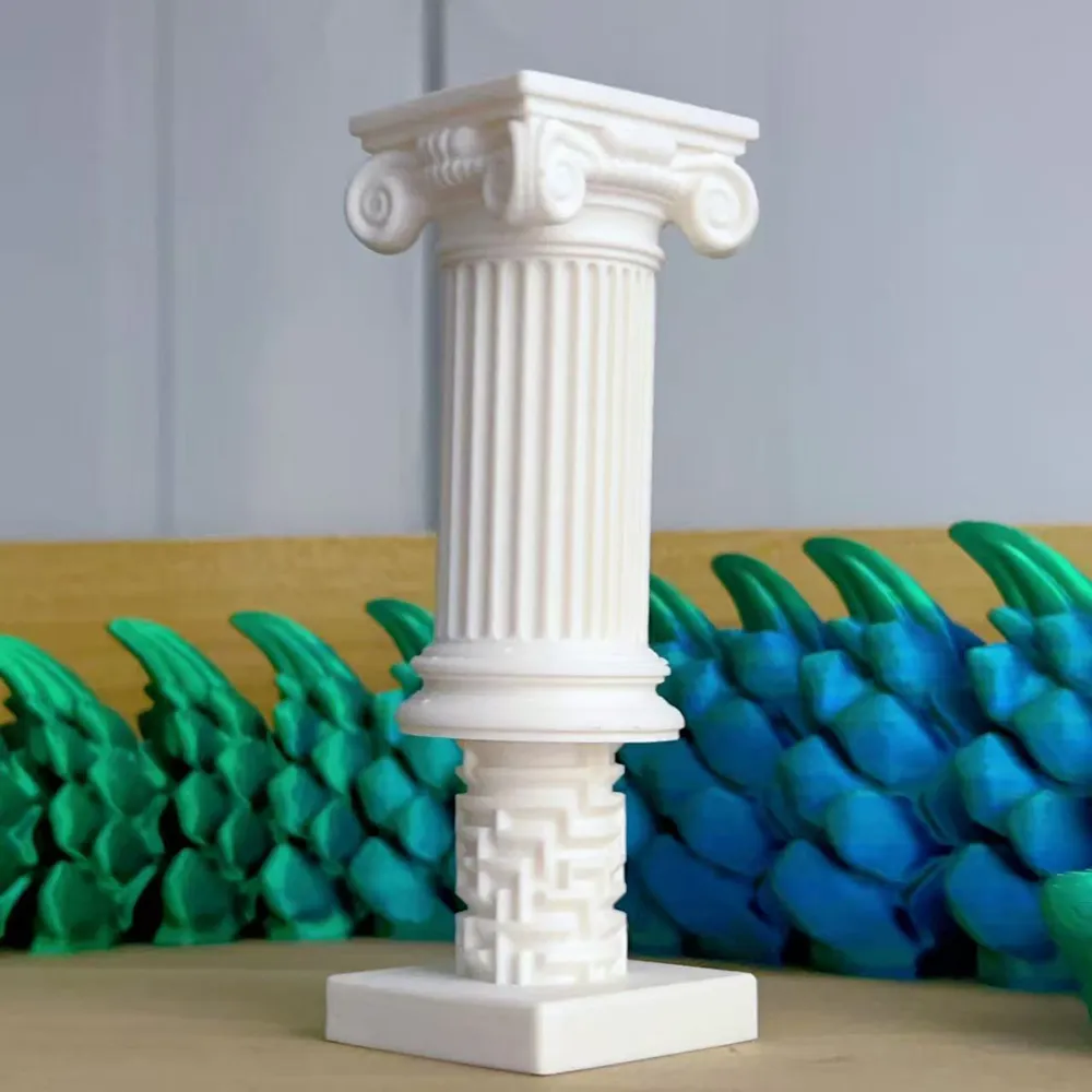 Greek Mythology Roman Column 3D Maze - Free 3D Print Model - MakerWorld