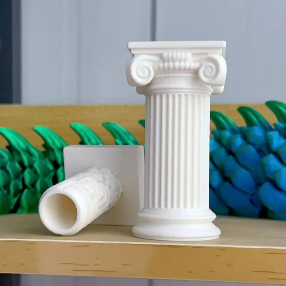 Greek Mythology Roman Column 3D Maze - Free 3D Print Model - MakerWorld