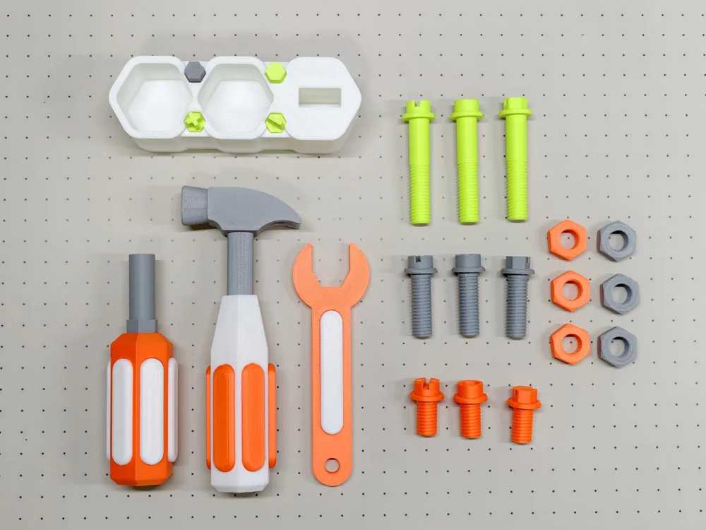 Little Engineer Tool Kit - Free 3D Print Model - MakerWorld