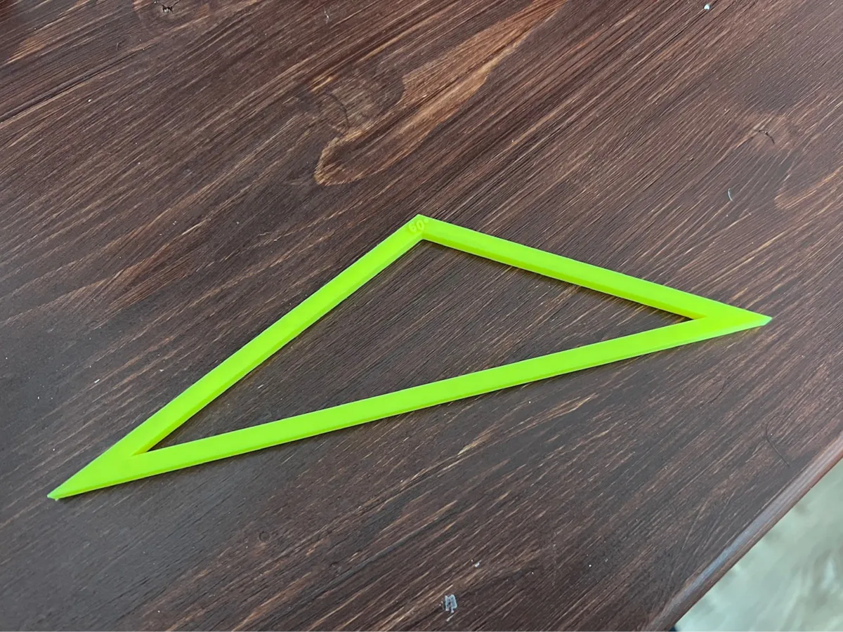 Triple Screen Angle Gauge 60 Degrees (120 Degrees) - Free 3D Print ...